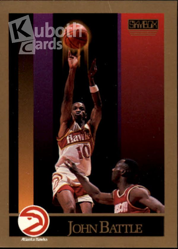 NBA 1990-91 SkyBox - No 1 - John Battle – Kuboth Cards
