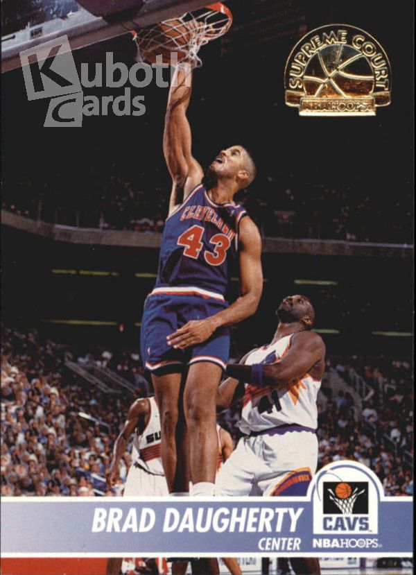 NBA 1994-95 Hoops Supreme Court - No SC9 - Bradley Lee Daugherty ...