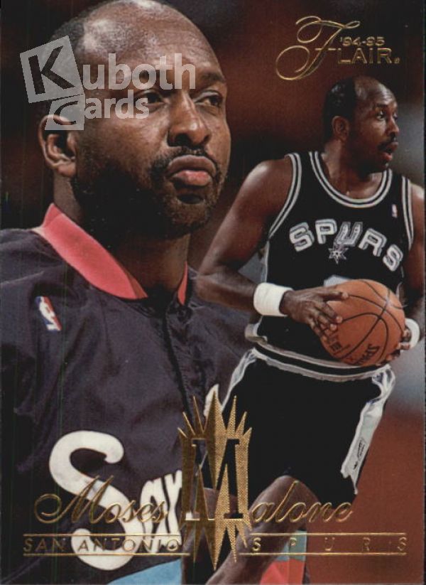 NBA 1994-95 Flair - No. 304 - Moses Malone – Kuboth Cards